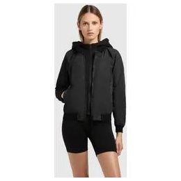 Blouson Khujo "MEETS 2IN1", Damen, Gr. L, schwarz, Web, 100% Nylon, regular fit h&uuml;ftlang, eingesetzt angesetztes B&uuml;ndchen, Jacken Blouson