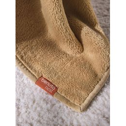 benuta Nest Decke Cosi Beige 150x200 cm - Moderner Kurzflor-Teppich f&uuml;r Wohnzimmer