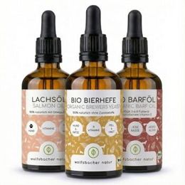 Wolfsbacher Natur Futter&ouml;l Set 3 x 100ml