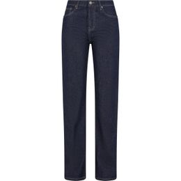 Bequeme Jeans Urban Classics "Urban Classics Ladies Straight Fit Denim", Damen, Gr. 32, Normalgr&ouml;&szlig;en, rinse washed, 100% Baumwolle, unifarben, normal, Jeans