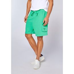 Cargoshorts Chiemsee, Herren, Gr. M (48/50), Normalgr&ouml;&szlig;en, marine gr&uuml;n, 80% Baumwolle, 20% Polyester, Hosen