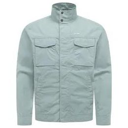 Outdoorjacke Ragwear "Murpho", Herren, Gr. L (52), stone blau, Material: 72% Baumwolle, 28% Nylon, gerade h&uuml;ftbedeckend, hoch geschlossener Ausschnitt, mit Knopf,verstellbar,&Auml;rmel mit &Auml;rmelschlitz mit Druckknopf, Jacken Outdoorjacke, Leichte &Uuml;bergangsjacke mit Brusttaschen