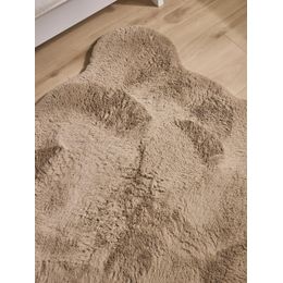 Lytte Waschbarer Kinderteppich Dave Taupe 100x110 cm - Waschbarer Teppich f&uuml;r Kinderzimmer