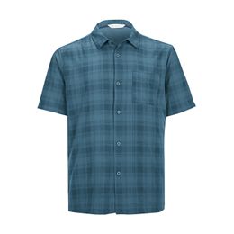 Funktionshemd Killtec "KOS 98 MN WVN SHRT", Herren, Gr. M, Normalgr&ouml;&szlig;en, blau, Obermaterial: 100% Polyester, Hemden, Kurzarm-Funktionshemd, schnelltrocknend, feuchtigkeitsableitend