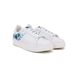 Goby Sneakers in Wei&szlig;/ Blau - 71% | Gr&ouml;&szlig;e 36 | Damen-sneakers