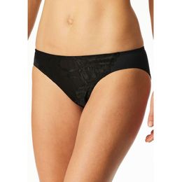 Schiesser Slip in Schwarz - 51% | Gr&ouml;&szlig;e 44 | Damen-unterteile