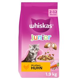 whiskas Beutel Trocken Junior mit Huhn 1,9kg