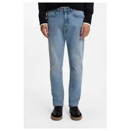 Tapered-fit-Jeans BOSS ORANGE "ONYX 1 BO", Herren, Gr. 32, L&auml;nge 32, bright blau439, Denim/Jeans, Obermaterial: 82% Baumwolle, 16% Polyester, 2% Elasthan, unifarben, gerade, unten schmal lang, Jeans, in 5-Pocket-Form, komfortabler Stretch-Denim