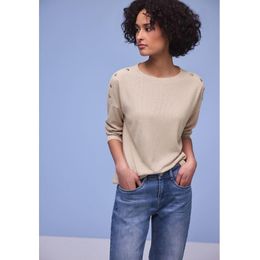 Street One Longsleeve in Beige - 46% | Gr&ouml;&szlig;e 42 | Damen-tops