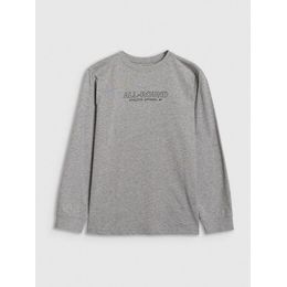 4F Longsleeve in Grau - 42% | Gr&ouml;&szlig;e 134 | Kinder-longsleeves