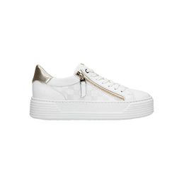 Wojas Leder-Sneakers in Wei&szlig;/ Gold - 37% | Gr&ouml;&szlig;e 38 | Damen-sneakers