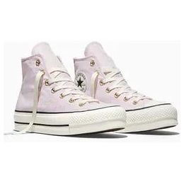 Sneaker Converse "CHUCK TAYLOR ALL STAR LIFT PLATFOR", Herren, Gr. 38, new found bloom, egret, schwarz, Textil, Schuhe Sneaker