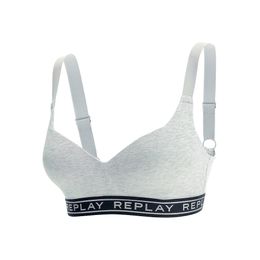 Anson Replay Underwear Bustier in Hellgrau - 53% | Gr&ouml;&szlig;e XS | Damen-bhs