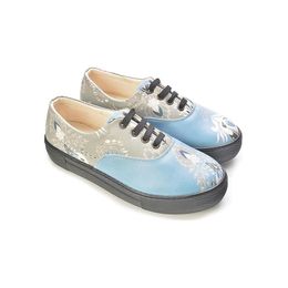 Goby Sneakers in Beige/ Hellblau - 73% | Gr&ouml;&szlig;e 39 | Damen-sneakers