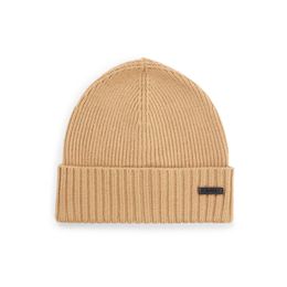 Beanie BOSS "M&uuml;tze Fati", Herren, beige, M&uuml;tzen Beanie