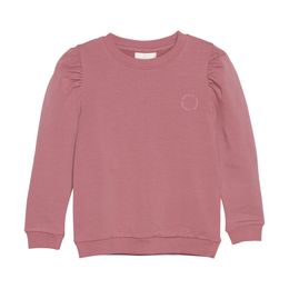 Rundhalspullover EN FANT "Rundhalspullover ENSweatshirt", Jungen, Gr. 104, rosa (mesa rose), Obermaterial: 95% Baumwolle CO. 5% Elasthan EL., Blusen Rundhalspullover