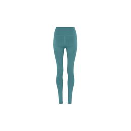 Chinohose "Girlfriend Collective Trouser COMPressive", Damen, Gr. M, Normalgr&ouml;&szlig;en, gr&uuml;n (flow), Obermaterial: 79% Polyester, 21% Elasthan, Girlfriend Collective, Hosen Chinohose