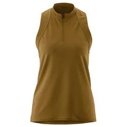 Tanktop Gonso "Adventure Top Sleeveless W", Damen, Gr. 40, hellbraun, 100% Polyester, Rundhals, Tops Tanktop