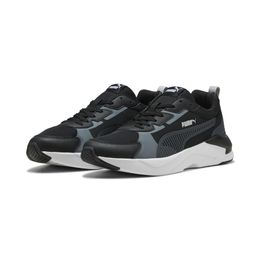 Sneaker Puma "X-Ray 3 Sneakers Erwachsene", Damen, Gr. 40.5, schwarz (schwarz strong gray cool mid), Obermaterial: Synthetik, Textil. Futter: Textil. Innensohle: Textil. Laufsohle: Synthetik, Gummi, Schuhe Sneaker