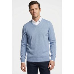 Strickpullover MARVELIS, Herren, Gr. XXL, hellblau, Jersey, Obermaterial: 100% Baumwolle, regular fit, V-Ausschnitt, Rippb&uuml;ndchen, Pullover Strickpullover, V-Ausschnitt, regular fit, Baumwolle