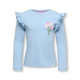 KIDS Only Longsleeve "Sylvia" in Hellblau - 43% | Gr&ouml;&szlig;e 92 | Kinder-longsleeves
