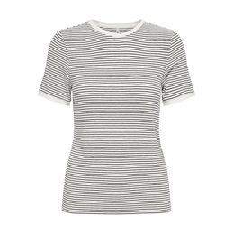 Only Shirt in Wei&szlig;/ Schwarz - 18% | Gr&ouml;&szlig;e L | Damen-tops