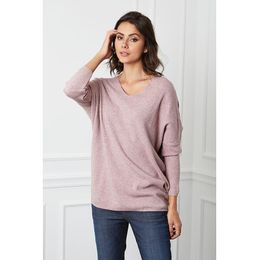 Jos&eacute;fine Pullover "Beder" in Ros&eacute; - 77% | Gr&ouml;&szlig;e M | Damen-pullover-cardigans