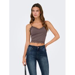 Only Top in Braun - 23% | Gr&ouml;&szlig;e S/M | Damen-tops