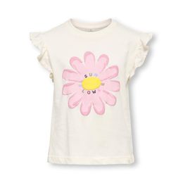 KIDS Only Shirt "Ruth" in Creme - 36% | Gr&ouml;&szlig;e 110 | Kinder-oberteile