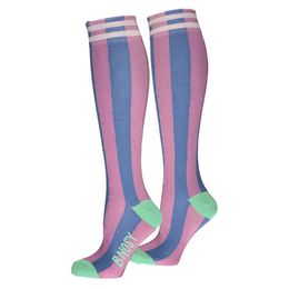 B.Nosy Socken "Molly" in Lila/ Blau/ Gr&uuml;n - 42% | Gr&ouml;&szlig;e 35-38 | Kinder-socken-strumpfhosen