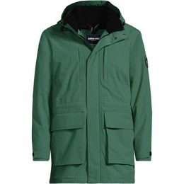 LANDS' END Wasserdichter, isolierter Squall-Parka, Herren,  Gr&uuml;n, Nylon, by Lands' End