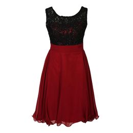 G.O.L. FINEST COLLECTION Kleid in Rot/ Schwarz - 56% | Gr&ouml;&szlig;e 164 | Kinderkleider