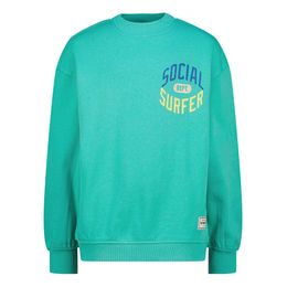 Vingino Sweatshirt "Nurfs" in T&uuml;rkis - 58% | Gr&ouml;&szlig;e 176 | Kinder-sweatshirts-jacken