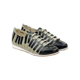 Goby Leder-Sneakers in Schwarz - 65% | Gr&ouml;&szlig;e 41 | Damen-sneakers