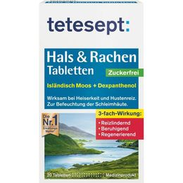 Tetesept Hals & Rachen Tabletten zuckerfrei 20 St