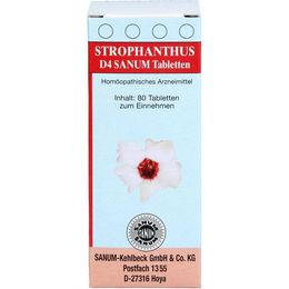 Strophanthus D 4 Sanum Tabletten 80 St