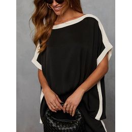 LA Angels Bluse in Schwarz/ Wei&szlig; - 72% | Gr&ouml;&szlig;e M | Damen-blusen