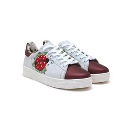 Goby Sneakers in Wei&szlig;/ Rot - 72% | Gr&ouml;&szlig;e 35 | Damen-sneakers