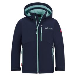 Trollkids Softshelljacke "Balestrand" in Dunkelblau - 58% | Gr&ouml;&szlig;e 98 | Kinder-outdoor-jacken