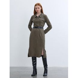 BGN Kleid in Taupe/ Schwarz - 86% | Gr&ouml;&szlig;e 36 | Damen-kleider