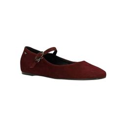 Wojas Leder-Spangenballerinas in Bordeaux - 38% | Gr&ouml;&szlig;e 38 | Damen-ballerinas