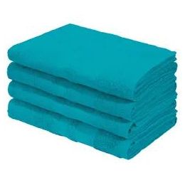 Duscht&uuml;cher OTTO HOME "Vanessa, 4 Duscht&uuml;cher, 70x140cm, in Standard- und Premium-Qualit&auml;t", petrol, B:70cm L:140cm, Walkfrottee, Obermaterial: 100% Baumwolle, Handt&uuml;cher, Handt&uuml;cher mit Bord&uuml;re, 100% Baumwolle, einfarbig, weich