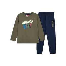 Lego Pyjama in Khaki/ Dunkelblau - 36% | Gr&ouml;&szlig;e 140 | Kinder-waesche