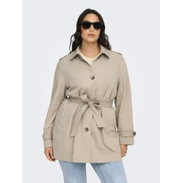 Only Carmakoma Trenchcoat in Beige - 46% | Gr&ouml;&szlig;e M-46/48 | Damenjacken