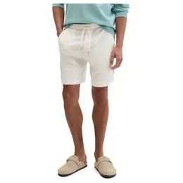 Marc O'Polo Shorts MARC O'POLO "aus weichem Boucl&eacute;-Jersey", Herren, Gr. M, Normalgr&ouml;&szlig;en, silky wei&szlig;, Obermaterial: 64% Baumwolle, 36% Polyester, unifarben, loose fit kurz, Hosen Shorts