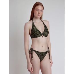 admas Bikini in Khaki/ Schwarz - 59% | Gr&ouml;&szlig;e 40 | Damen-bademode