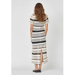 Sisters Point Kleid in Creme/ Schwarz - 86% | Gr&ouml;&szlig;e S | Damen-kleider