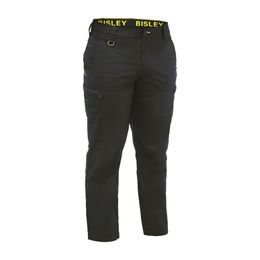 Bisley ASCOT TRS STRETCH Light Ripstop Cargo Trousers Schwarz / 54