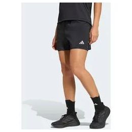 Laufshorts Adidas PERFORMANCE "ADI365 RUNNING ESSENTIALS 2IN1", Damen, Gr. XXL, N-Gr, schwarz, normal, gr., Obermaterial: 100% Polyester, Hosen