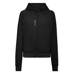 Kapuzensweatjacke Plein Sport "Sweatjacke mit Kapuze", M&auml;dchen, Gr. L, schwarz (02, schwarz), Obermaterial: 90% Baumwolle, 10% Polyester, Sweatjacken Zip-Hoodie